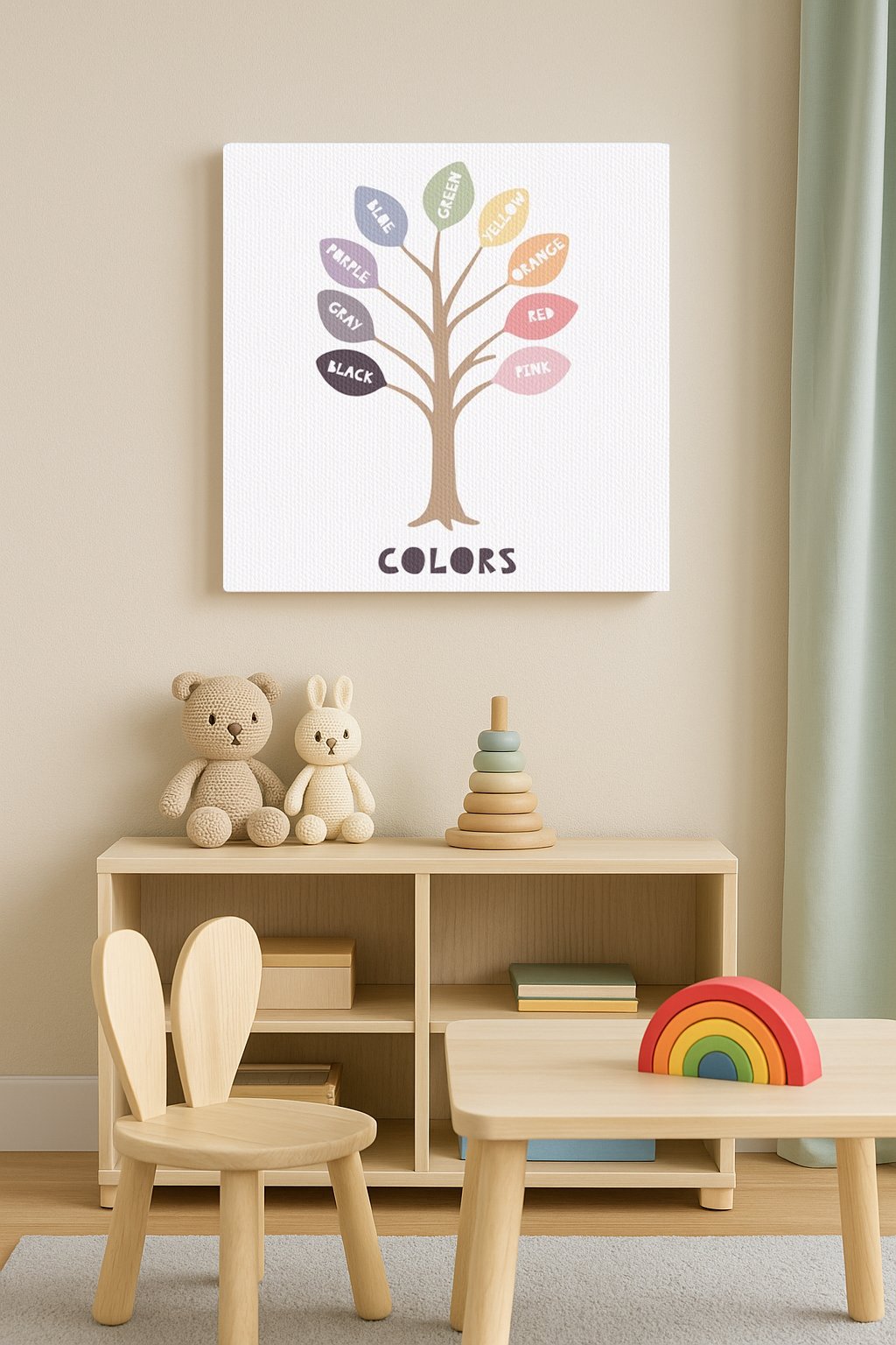 Color Tree Wall Art for Kids | LumoTale